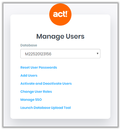 How do I Manage Users in Act! Premium Cloud?