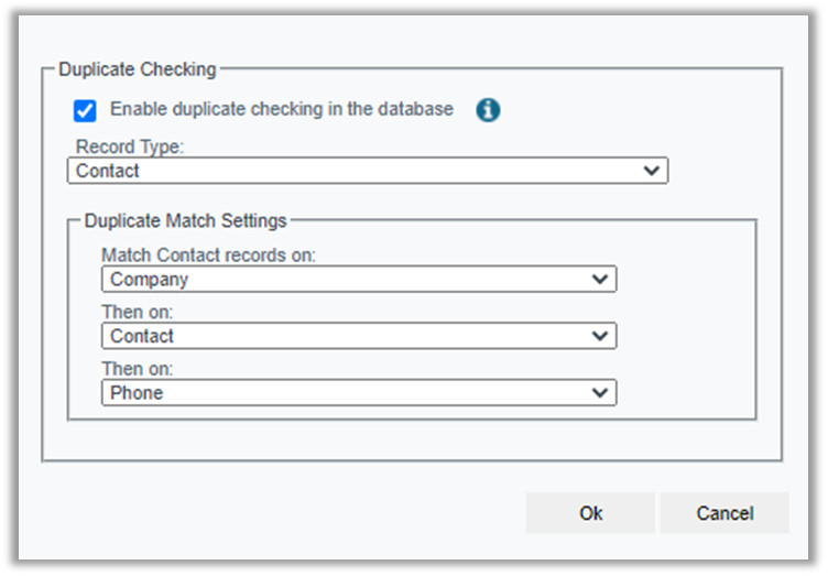 How do I Set Duplicate Checking Preferences in Act! Premium Cloud?