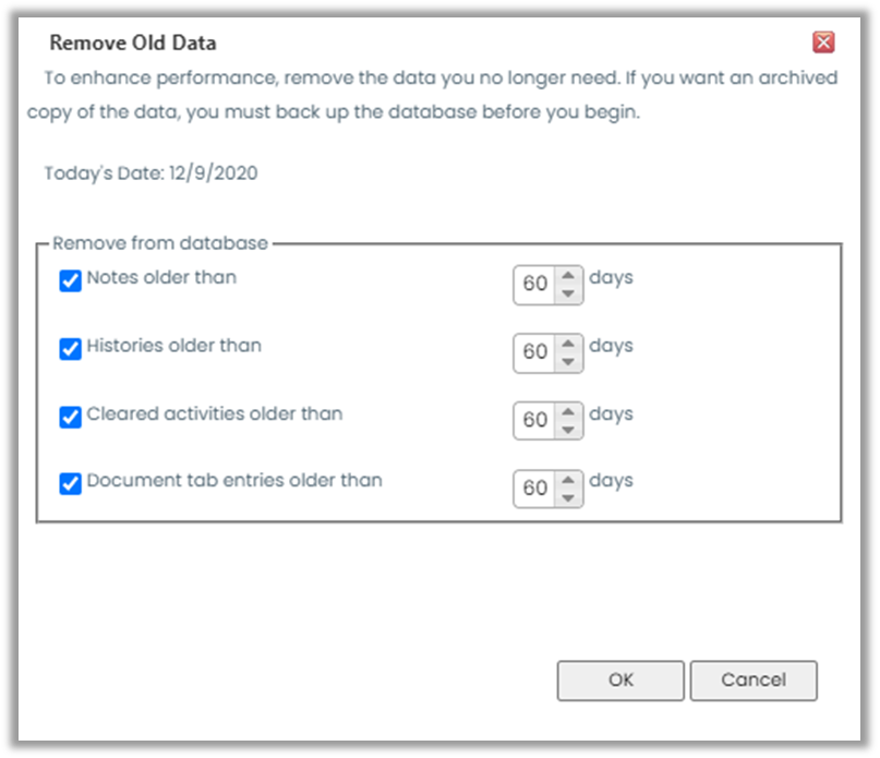 How Can I Remove Old Data From my Act! Premium Cloud Database?
