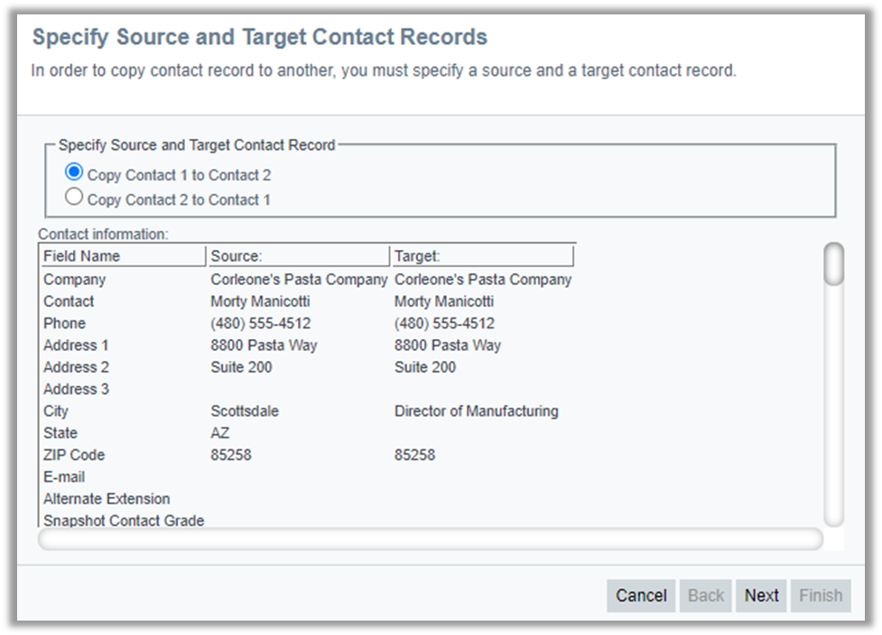 How do I Combine Duplicate Contact Records in Act! Premium Cloud? How do I Combine Duplicate Contact Records in Act! Premium Cloud?