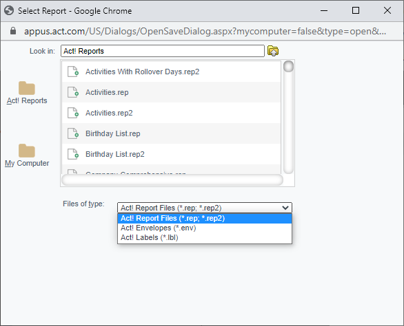 What Reports Can I run in Act! Premium Cloud?