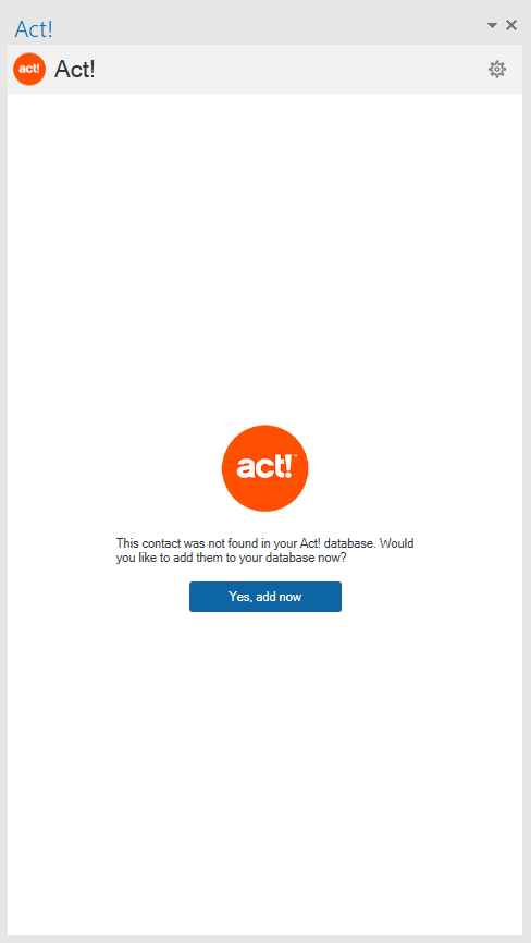 How to Set Up and Use the Act! Sidebar for Outlook in Act! Premium Cloud