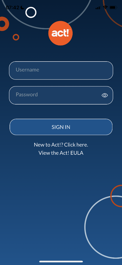 How do I set up Act! Cloud Mobile?