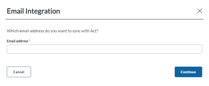 How to set up the Online Email Integration with Act! Cloud